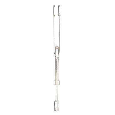 China JW-0140 Chinese Stainless Steel Leno Healds C Type 380mm for sale