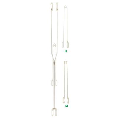 China JW-0143 Stainless Steel Leno Healds 330mm O Type for sale