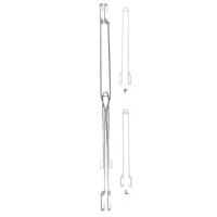 China JW-0146 Factory Stainless Steel Leno Healds J Type 330mm for sale