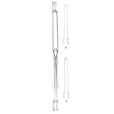 China JW-0146 Factory Stainless Steel Leno Healds J Type 330mm for sale
