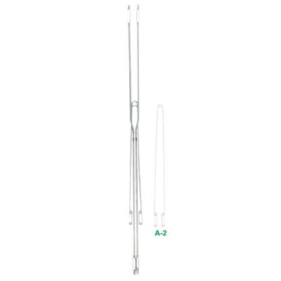 China JW-0149 Stainless O Type Steel Leno Healds 330mm China Made for sale