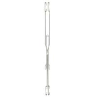 China JW-0157 Stainless Steel Leno Heald 330mm C Type For Weaving Loom for sale