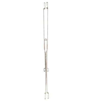China 456mm J Type Metal Leno Healds For Weaving Loom Machine JW-0159 for sale