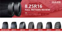 China Mixed Pavement 8.25R16 Tyres Tubeless Long Mileage Truck And Bus Tires for sale