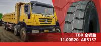 China Overloading Wheels Radial Truck Tyre AR5157 Ultra Large Block Deep Grooves Truck Tyre Semi Steer Tires for sale