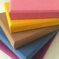 China Custom Manufacturer Fabric Acoustic Panel Polyester Fiber Fabric Wrapped Sound Panels For Gym for sale
