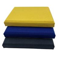 China Custom Manufacturer Fabric Acoustic Panel Polyester Fiber Fabric Wrapped Sound Panels For Gym for sale
