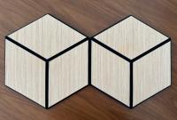 China 10mm PET Wood Veneer Acoustic Panels Slat Acoustic Decorative Panel No MDF for sale