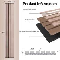 China Veneer MDF Akupanel Slat Wall Panel Sound Proof Slatted Wood Acoustic Panels for sale