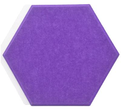 China Wholesale Supplier Hexagon Polyester Fiber Customized Acoustic Panels Sound Absorbing Felt Panels for sale
