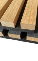 China 3 Sided Veneer Luxury Wood Akupanel Sound Proof Wood Slat Acoustic Wall Panels for sale