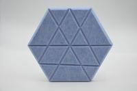 China Customized PET Hexagon Acoustic Panel Noise Reduction For Commercial Spaces for sale