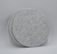 China Auditorium Soundproof Round Acoustic Panels Fire Retardant Acoustic Cinema Wall Panels for sale