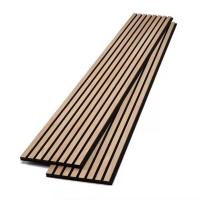 China Factory Wholesale Soundproof Acupanel Acoustic Wood Panel Veneer MDF PET Slat Acoustic Panels for sale