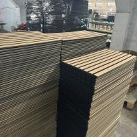 China 300 X 600 Mm Wood Acoustic Panels Oak Soundproof Wall Panels Interior Decoration For Home Office for sale