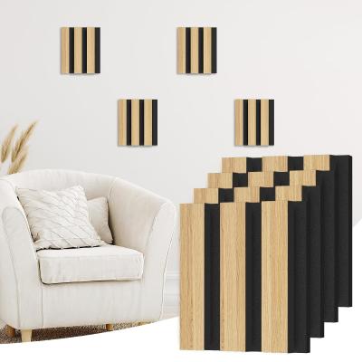China Soundproofing Oak Akustik Panels Wall Decor Interior With Sound Absorption Coefficient 0.86-0.95 for sale