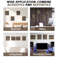 China Acoustic Sound Wood Wall Panels With Customized Thickness And Grade E0 Environmental Protection for sale