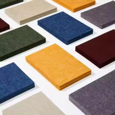 China 100% PET Acoustic Panel Coverage Efficiency Felt Acoustic Panel Custom Size Color for sale