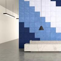 China Self Adhesive Polyester Fiber Sound Proof Wall Panels In Hexagon Shape for sale