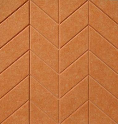 China Custom Patterned Polyester Fiber pet Wall Panel for sale