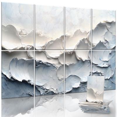 China Printed Oil Painting Wall Decoration Polyester Sound Absorbing Board for sale