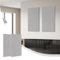 China Fabric Wrapped PET Acoustical Wall Panels Hotel for sale