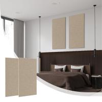 China Fabric Acoustic Panel Polyester Fiber Fabric Wrapped Sound Panels for sale