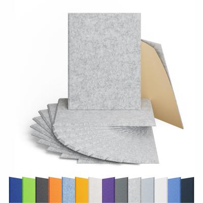 China DIY Rectangle And Hexagon Acoustic Wall Panel For Home Decoration for sale