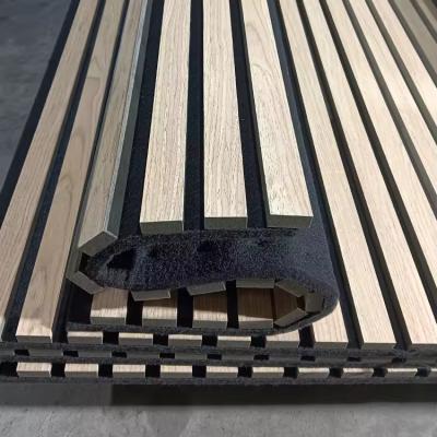 China Flexible Wood Panel Acoustic Panels For Restaurant Hall Wall for sale