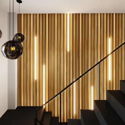 China Acoustic Wood Slat Wall Panels For Home Conference Room And Theater for sale
