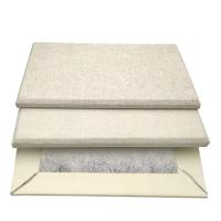 China 1200 X 600 Fabric Acoustic Wall Panel Adhesive Fiberglass Sound Absorbing Fabric Coverd for sale