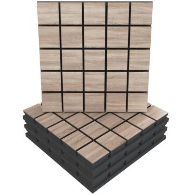 China Wholesale Inner Decoration Items China Made Polyester Fiber Soundproof Wall Boards and Wood Slat Acoustic Panels for sale