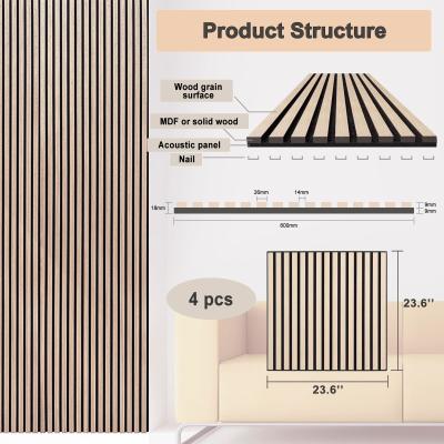 China Akupanel Soundproof Wood Panels Effortless Assembly Customizable Acoustic Fixes​ for sale