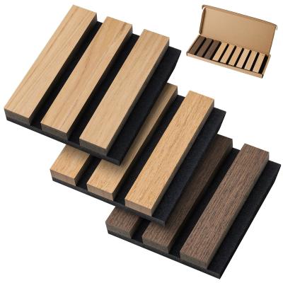 China Akupanel Soundproof Wood Wall Panels Easy Install Custom Acoustic Options​ for sale