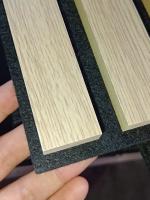 China Modern Wood Slat Acoustic Wall Panel With Eco PET Felt Backing And Sound Absorption for sale