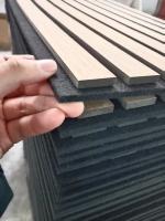 China Architectural Wooden Acoustic Baffle Panel With Fire Resistant And Moisture Proof Core for sale