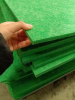 China 9mm Eco Friendly PET Polyester Fiber Acoustic Panel For Office Home Cinema Recording Room for sale