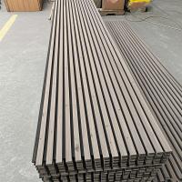 China Custom Wood Slat Wall Panel Soundproof Decorative Acoustic Treatment Supplier for sale