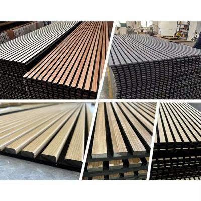 China Smooth Slate Design Wood Akupanel For Cutting Edge Technology In Noise Reduction Reverb Control for sale