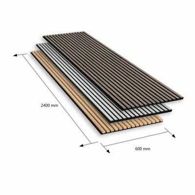 China Veneer MDF PET Sound Absorbing Wood Panels Advanced Acoustic Engineering For Noise Reduction Reverb Control for sale