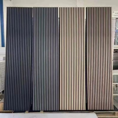 China Akupanel 240 X 60 Cm Decorative Home Wall Wood Slat Sound Absorbing for sale