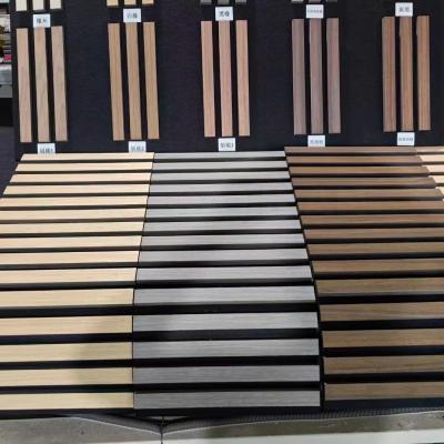 China Home Theater Soundproof Acoustic Slat Wall Panels Board Free Sample for sale
