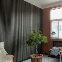China Linear Wood Acoustic Panels Fast Installation Home Office Theater Wall Decoration for sale