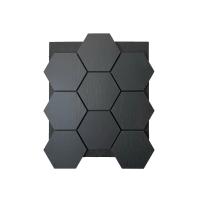 China OEM ODM Wood Veneer Hexagonal MDF Acoustic Wall Panel for sale