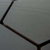 China OEM ODM Wood Veneer Hexagonal MDF Acoustic Wall Panel for sale