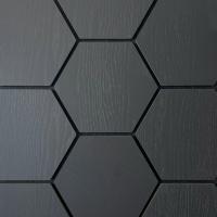 China OEM ODM Wood Veneer Hexagonal MDF Acoustic Wall Panel for sale