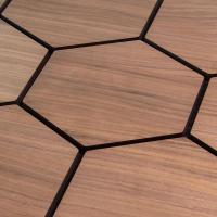 China Wood Grain Hexagonal 3D Panels: Factory Made Superior Sound Effect And Design Masterpiece for sale