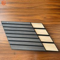 China Diamond-shaped wood grain veneer DIY living room decoration sound-absorbing board for sale