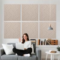 China PET Acoustic Panel 15mm Thickness Sound Absorbing Anti-Mildew for Basement Garage for sale