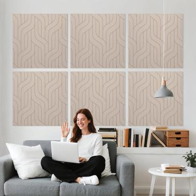 China PET Acoustic Panel 15mm Thickness Sound Absorbing Anti-Mildew for Basement Garage for sale